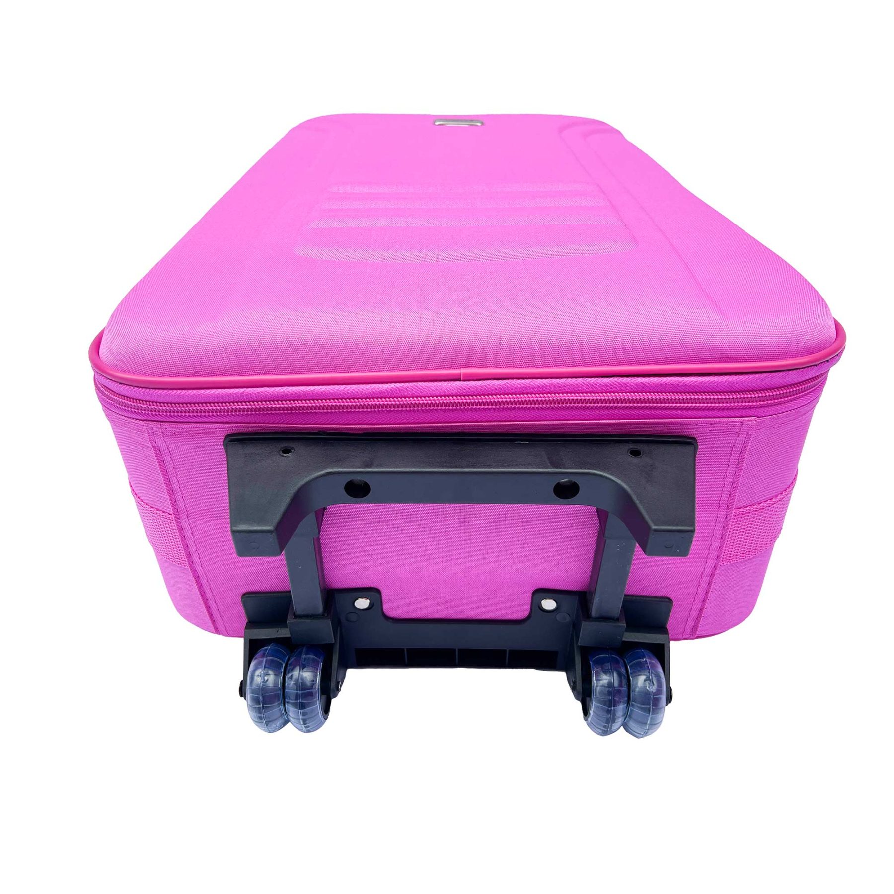 EVA-Kofferset 3-tlg. mit 2 Einzelrädern pink – linder exclusiv